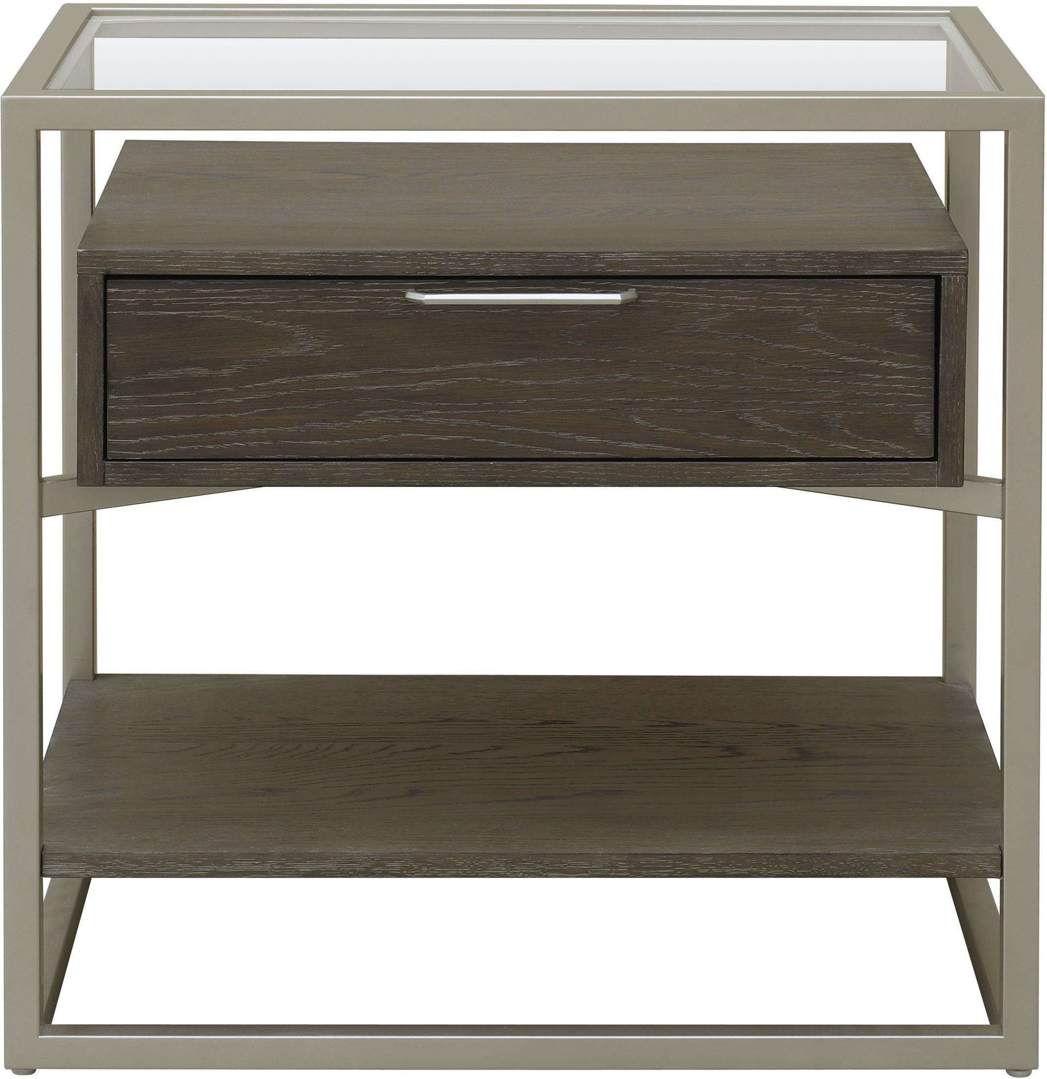 BOULEVARD GLASS NIGHTSTAND | Morris