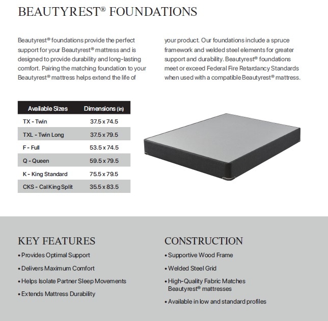 HARMONY QUEEN BOX FOUNDATION | Morris