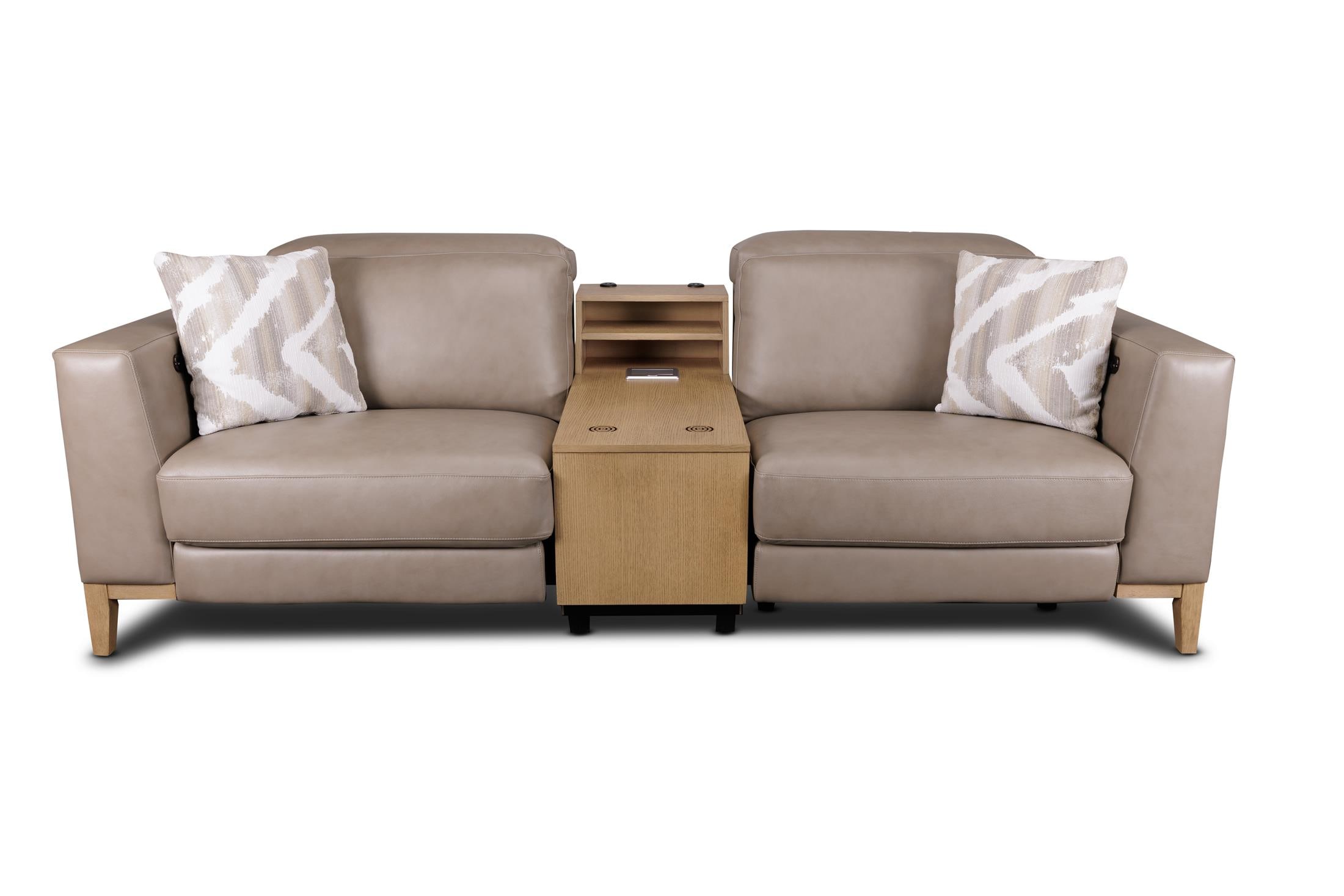 CARRIE LEATHER POWER RECLINING SOFA | Morris