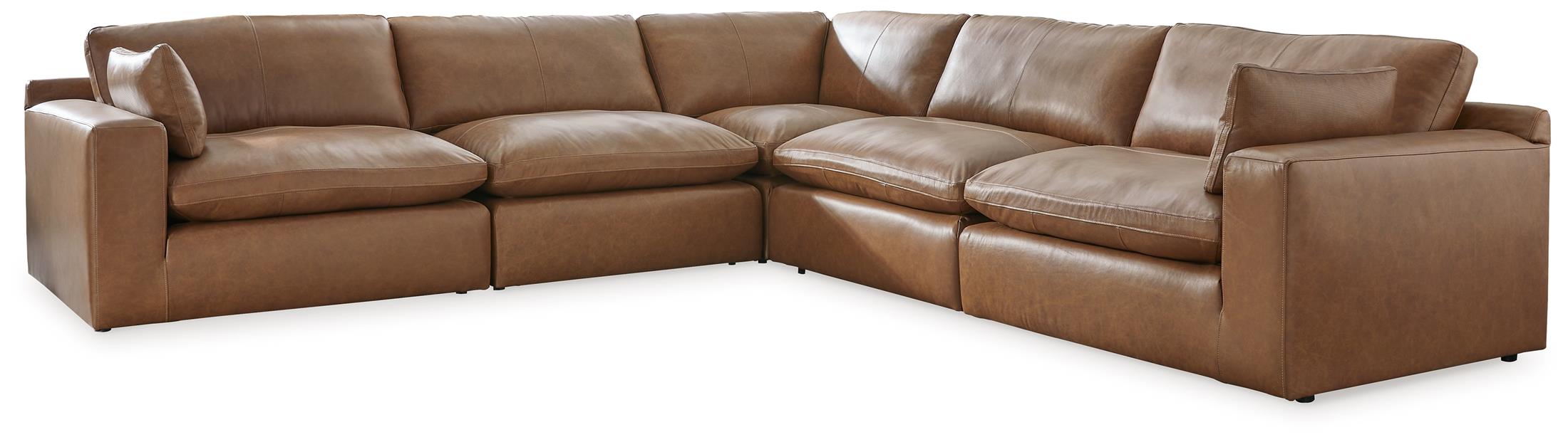 EMILIA 5 PIECE LEATHER SECTIONAL Morris