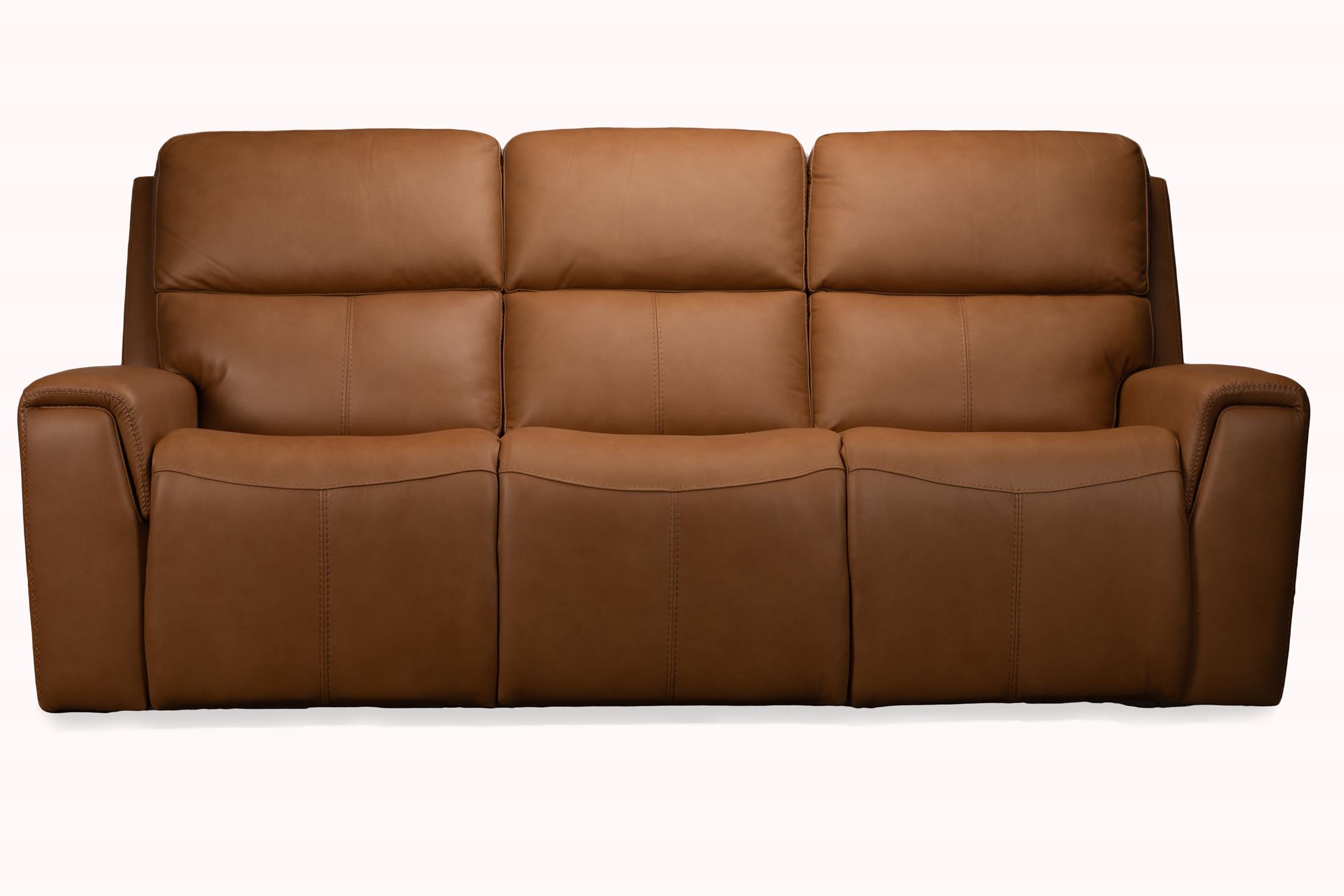 JAXSON LEATHER POWER RECLINING SOFA BY FLEXSTEEL | Morris