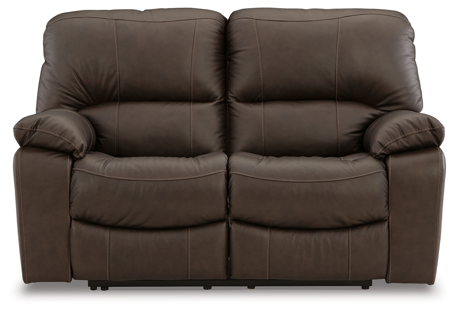 LEESWORTH LEATHER POWER RECLINING LOVESEAT | Morris