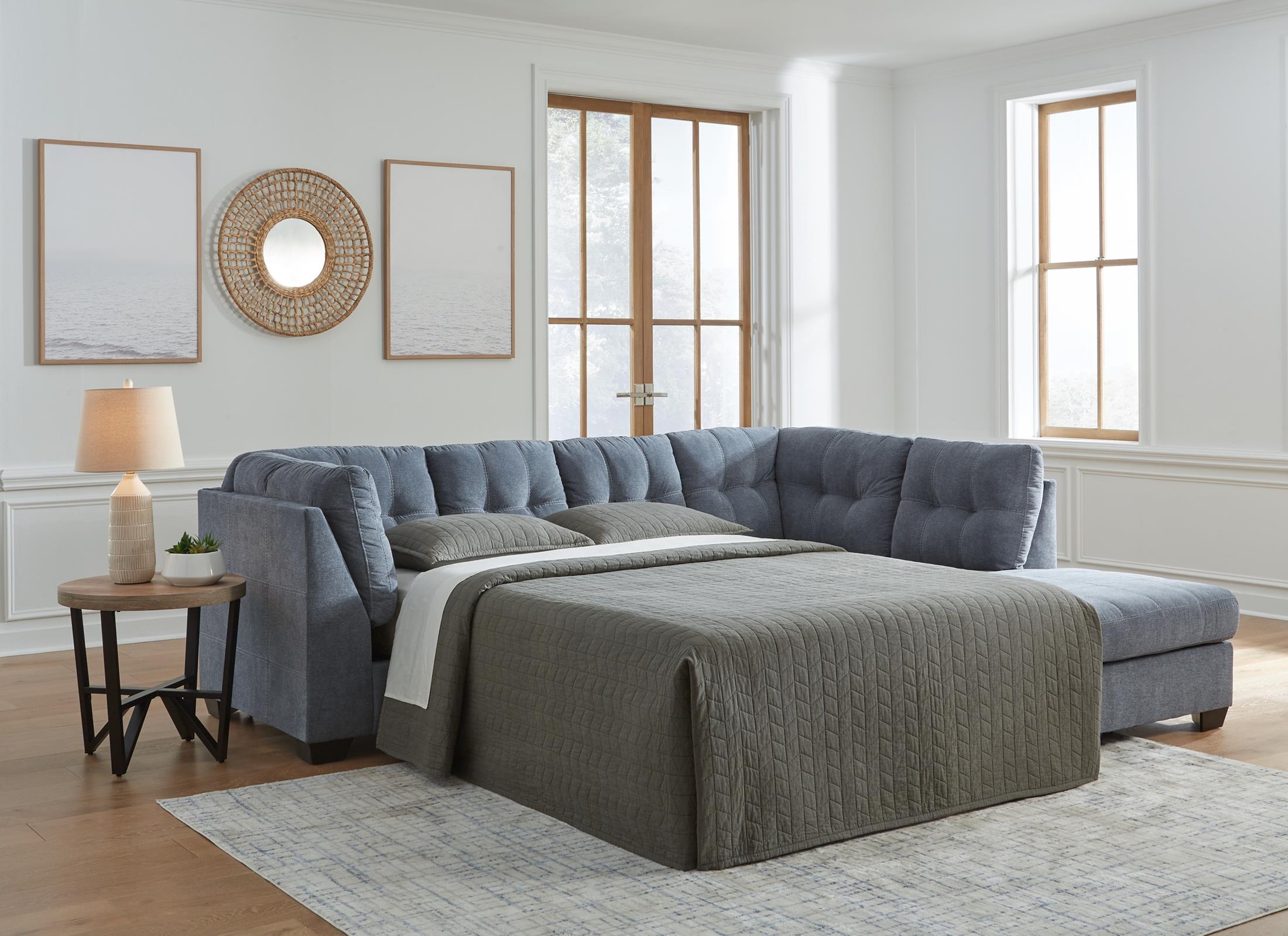 MARLETON 2-PC SLEEPER SECTIONAL | Morris