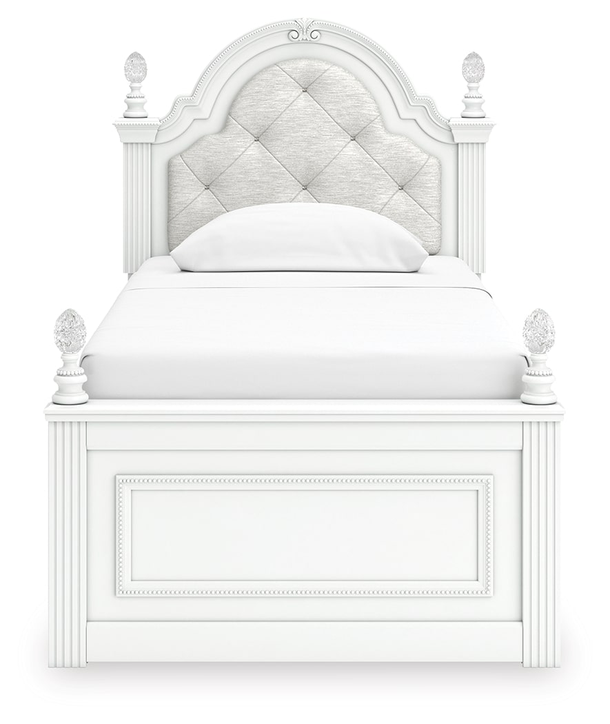 MAYLILLY UPHOLSTERED PANEL STORAGE BED | Morris