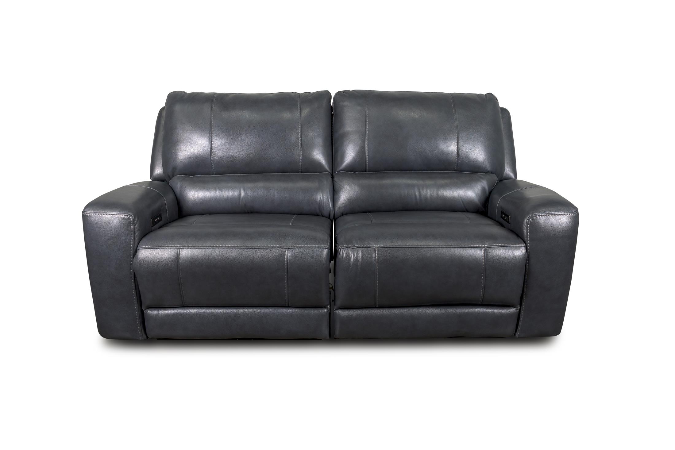 NEBULA LEATHER POWER RECLINING LOVESEAT | Morris