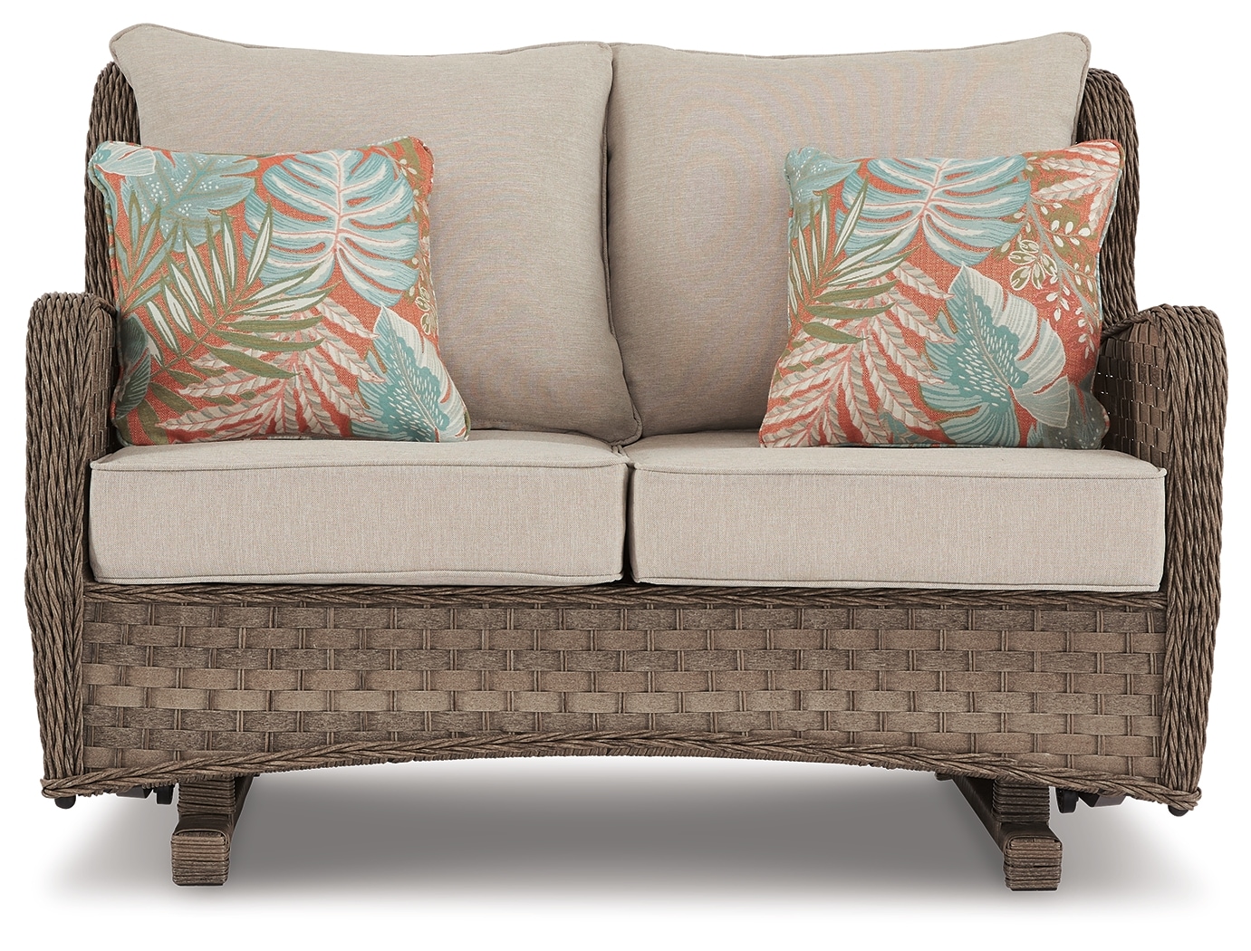 CLEAR RIDGE GLIDER LOVESEAT | Morris