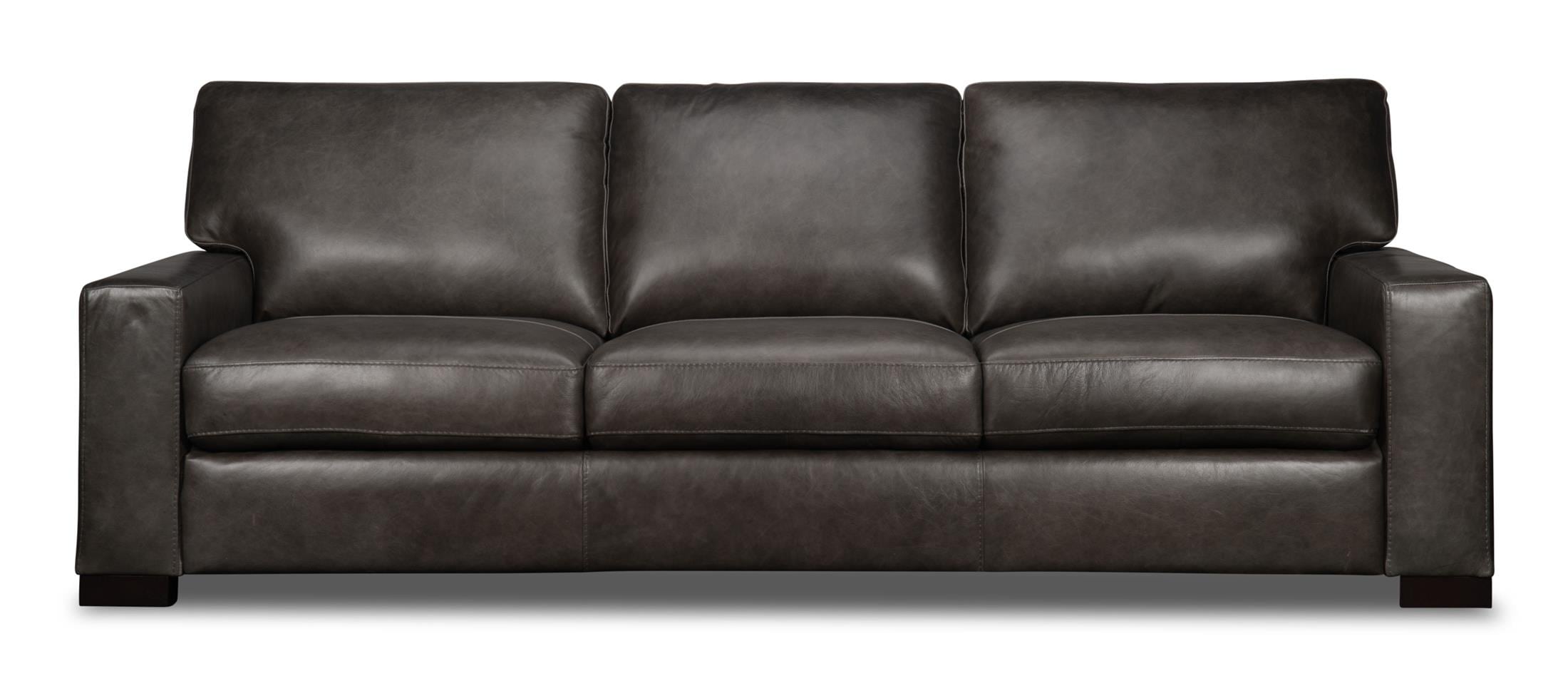 STEVEN LEATHER SOFA | Morris