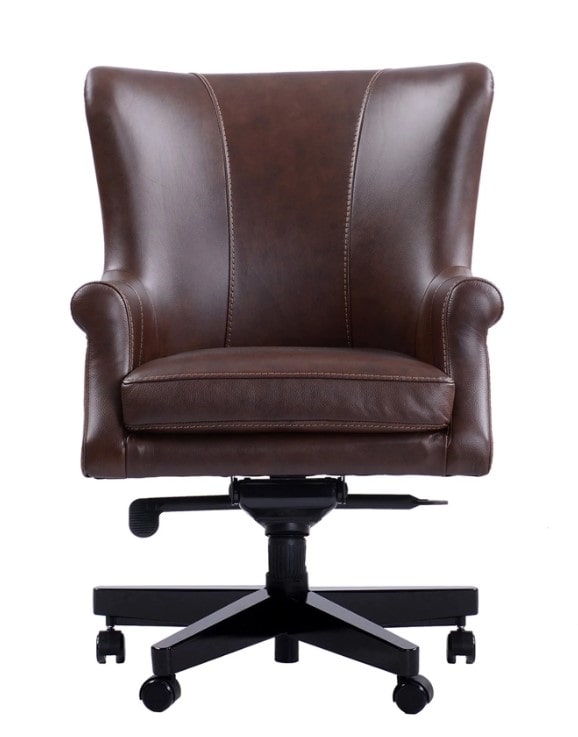 WILLIAM LEATHER DESK CHAIR | Morris